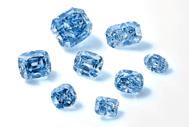 Collection of Eight Blue Diamonds Could Sell for $85m